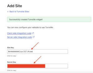 How to implement CloudFlare Turnstile with PHP